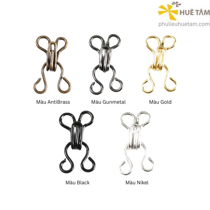 Hook and eyes , móc cài áo Size #0 #1 #2 #3 #4 #5